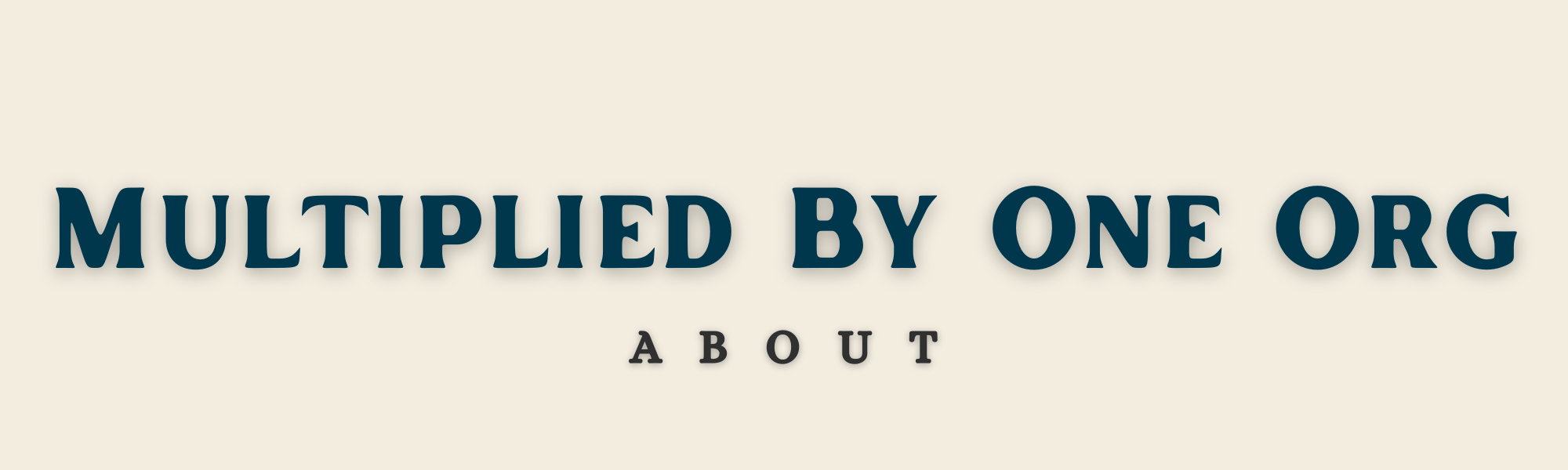 About Multiplied By One Org Org • Trauma and Dissociation