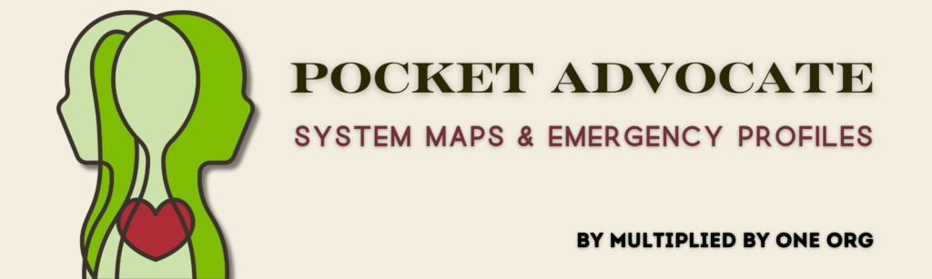 Pocket Advocate App for Dissociative Identity Disorder App • System Map ...